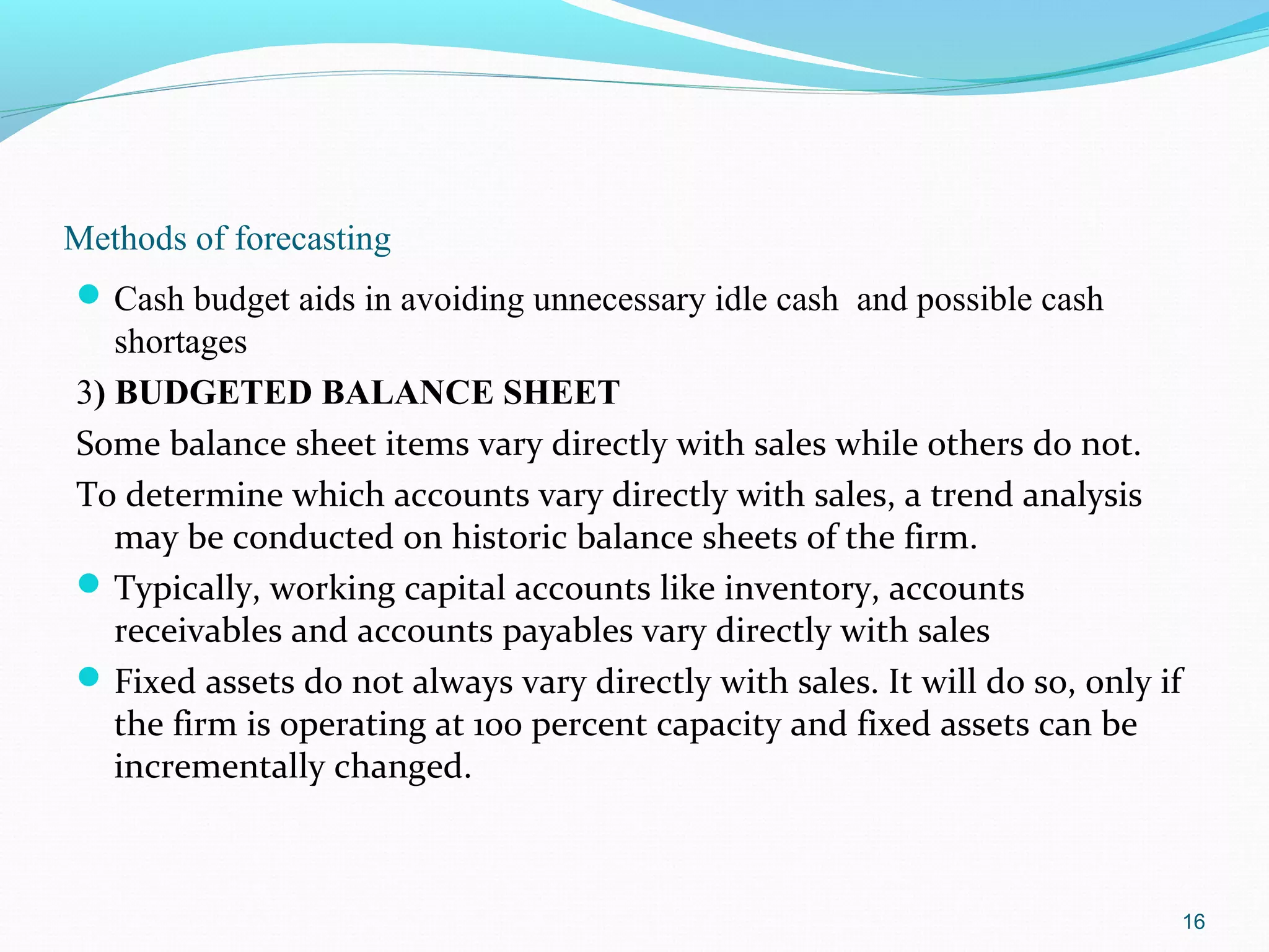 Financial planning & forecasting | PPT