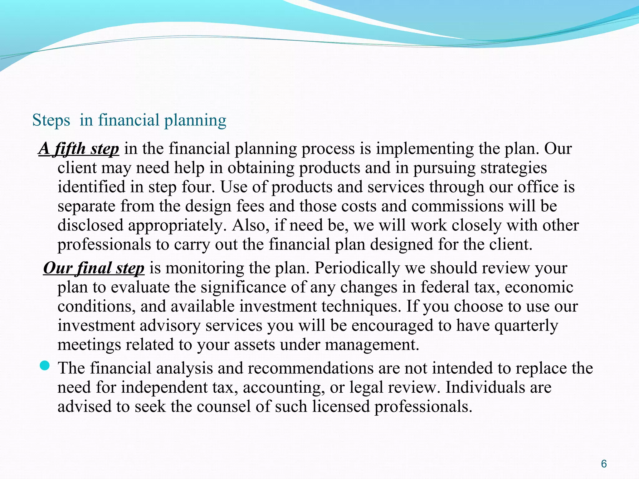 Financial planning & forecasting | PPT