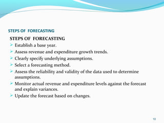 Financial planning & forecasting | PPT