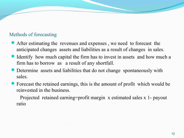 Financial planning & forecasting | PPT | Business Accounting & Finance ...