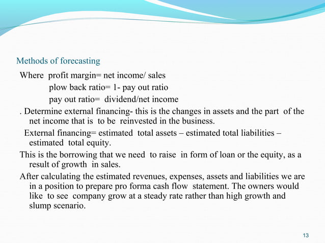 Financial planning & forecasting | PPT | Business Accounting & Finance | Business