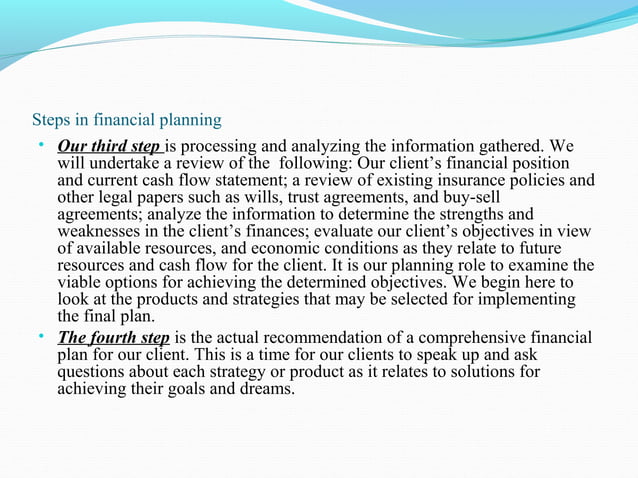 Financial planning & forecasting | PPT | Business Accounting & Finance | Business