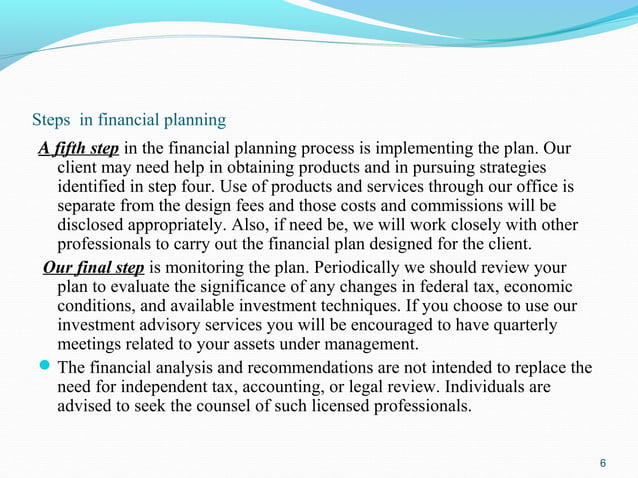 Financial planning & forecasting | PPT | Business Accounting & Finance | Business