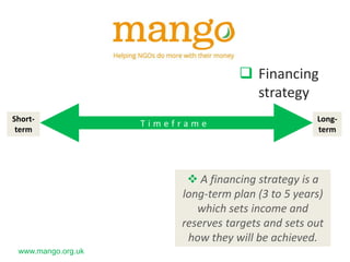 Mango: Financial planning for NGOs | PPSX