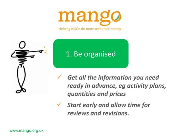 Mango: Financial planning for NGOs | PPSX