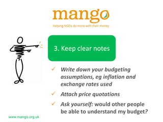 Mango: Financial planning for NGOs | PPSX