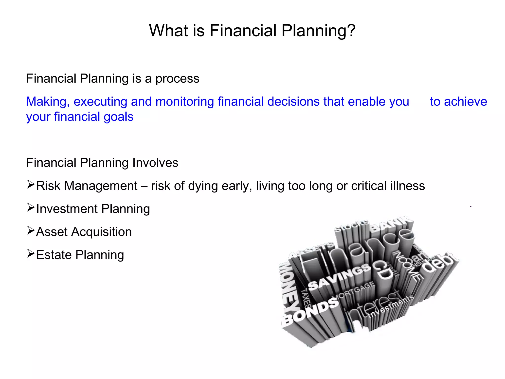 Financial planning for the Youth | PPT