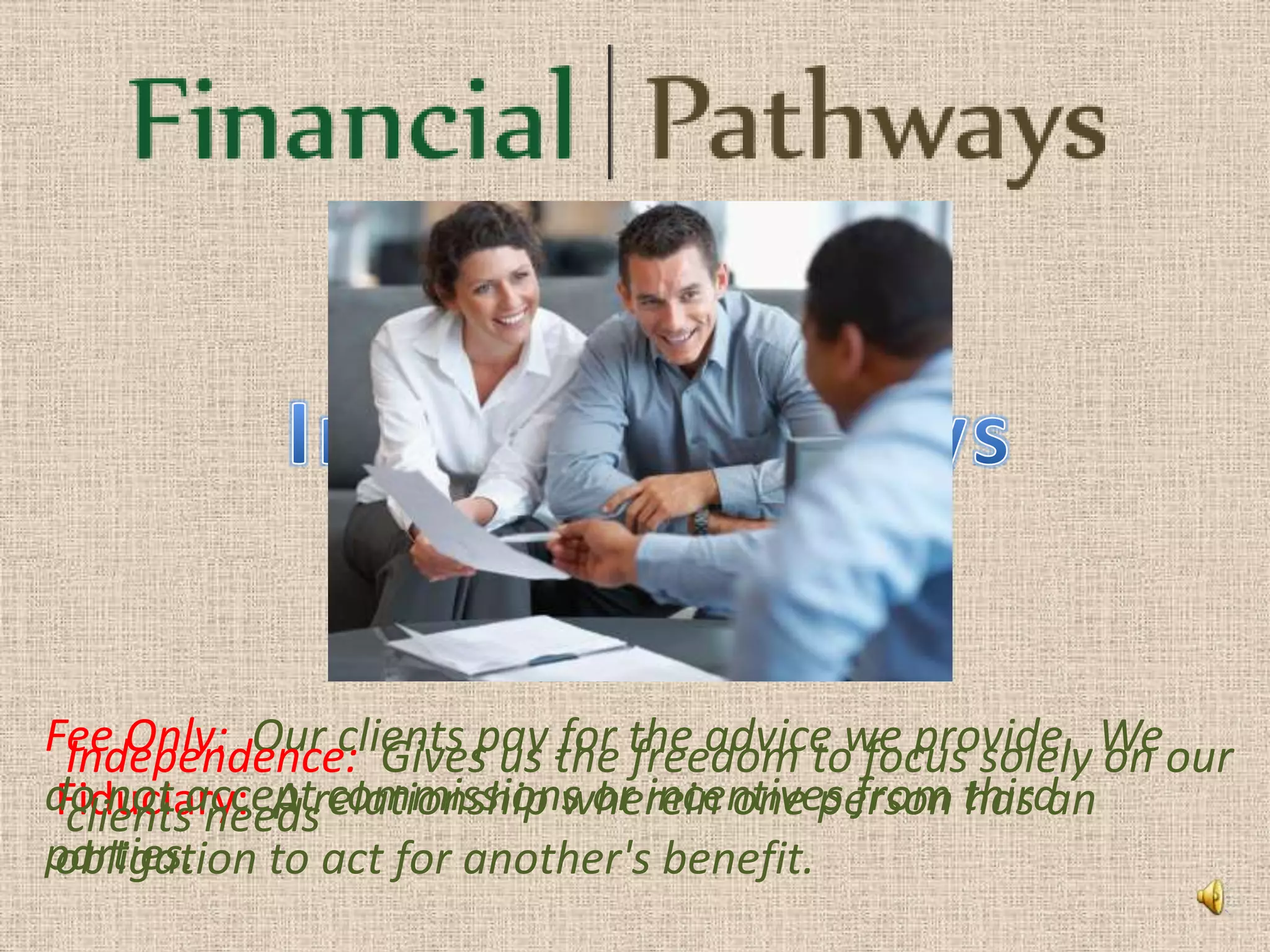 Introduction to Financial Pathways | PPTX | Financial Planning ...