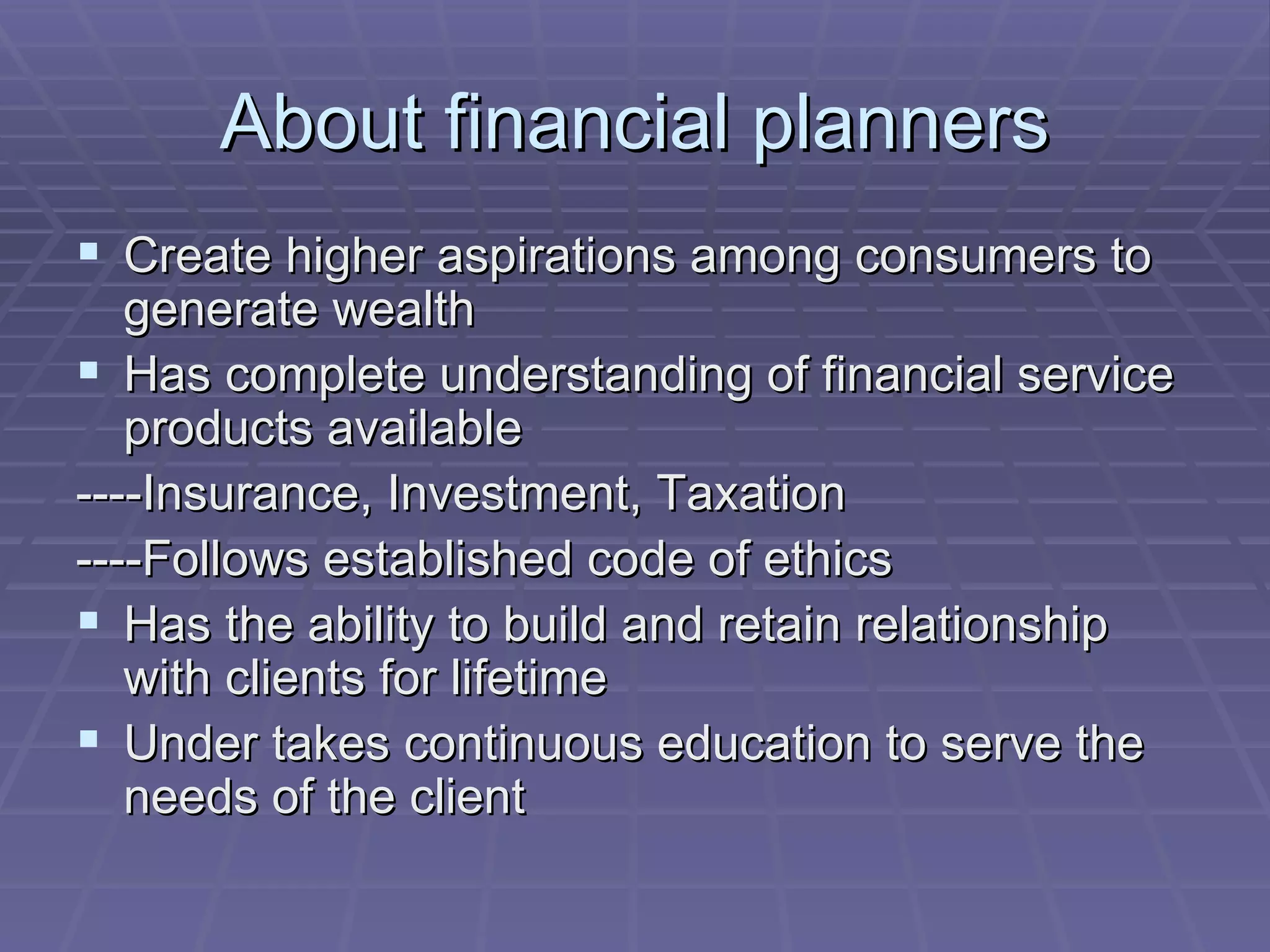 Financial Planning &Wealth Management | PPT