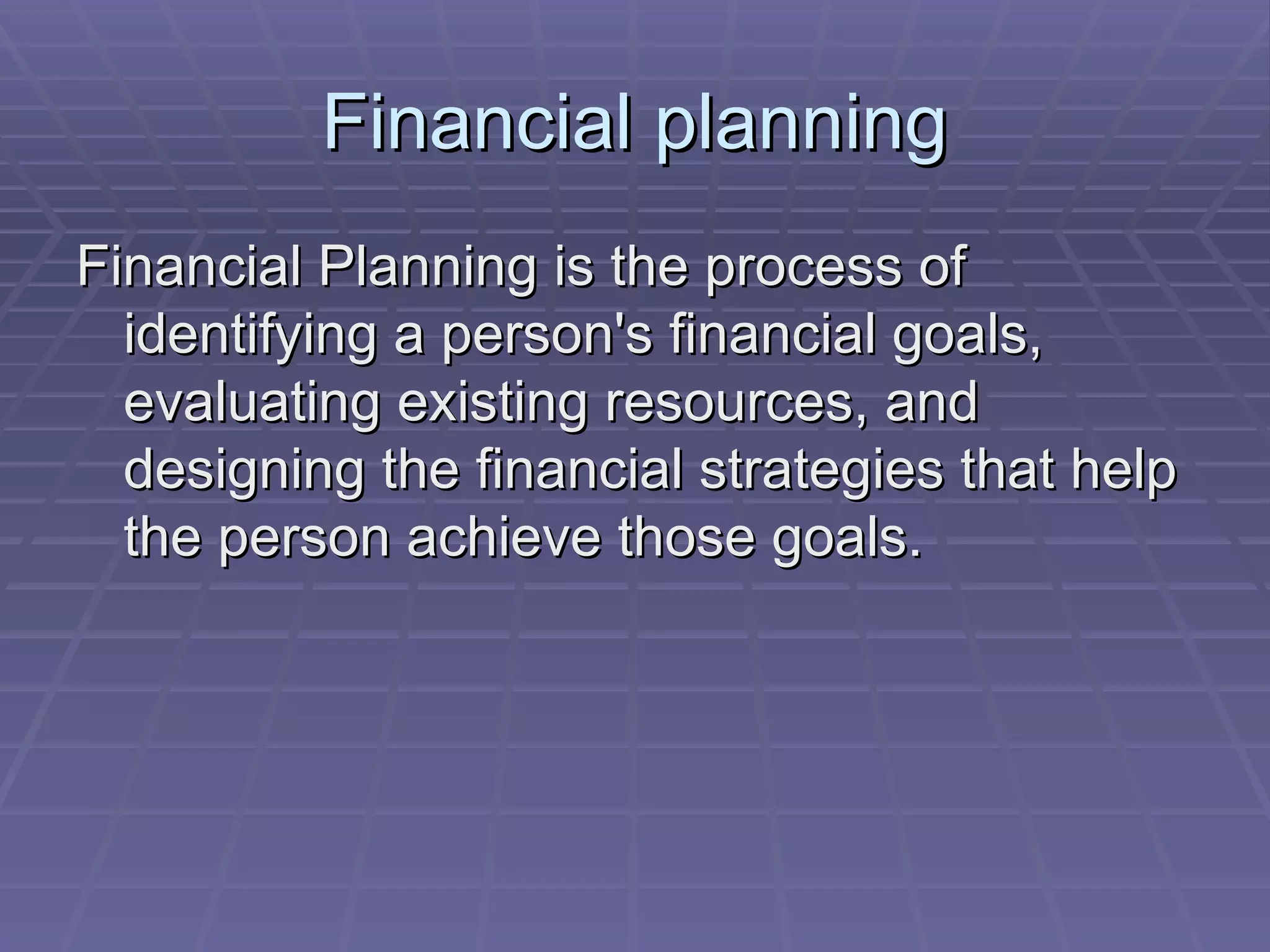 Financial Planning &Wealth Management | PPT