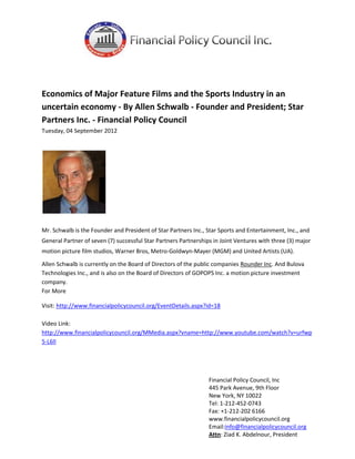 Financialpolicycouncil.org events | PDF | Stocks and Bonds | Personal ...