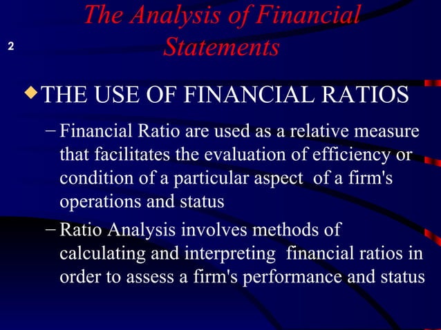 Financial ratio | PPT