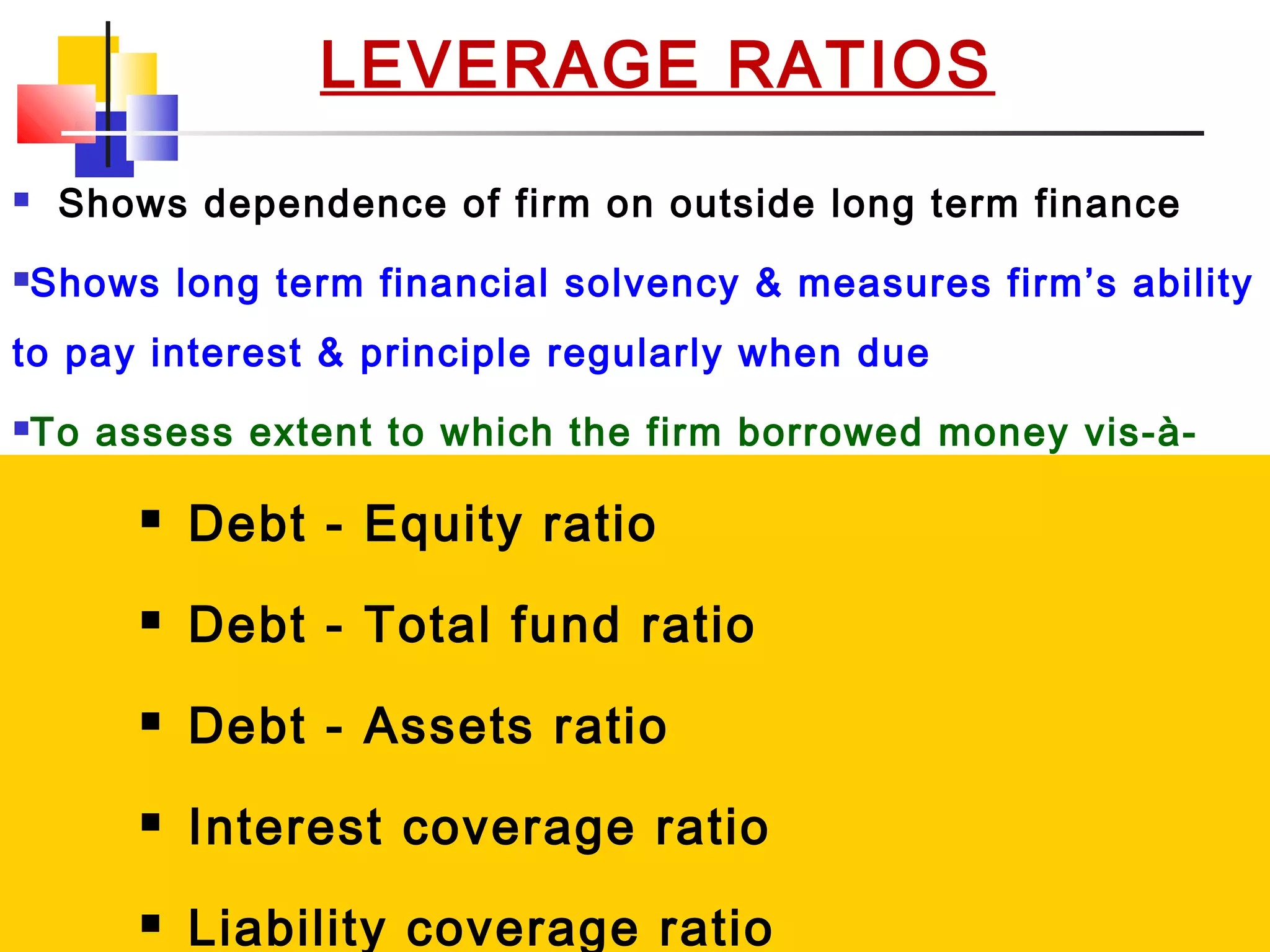 Financial ratio analysis | PPT