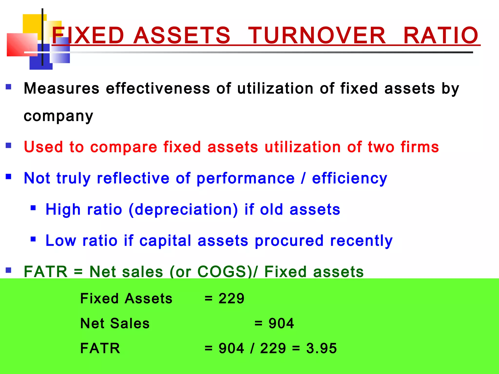 Financial Ratio Analysis Ppt