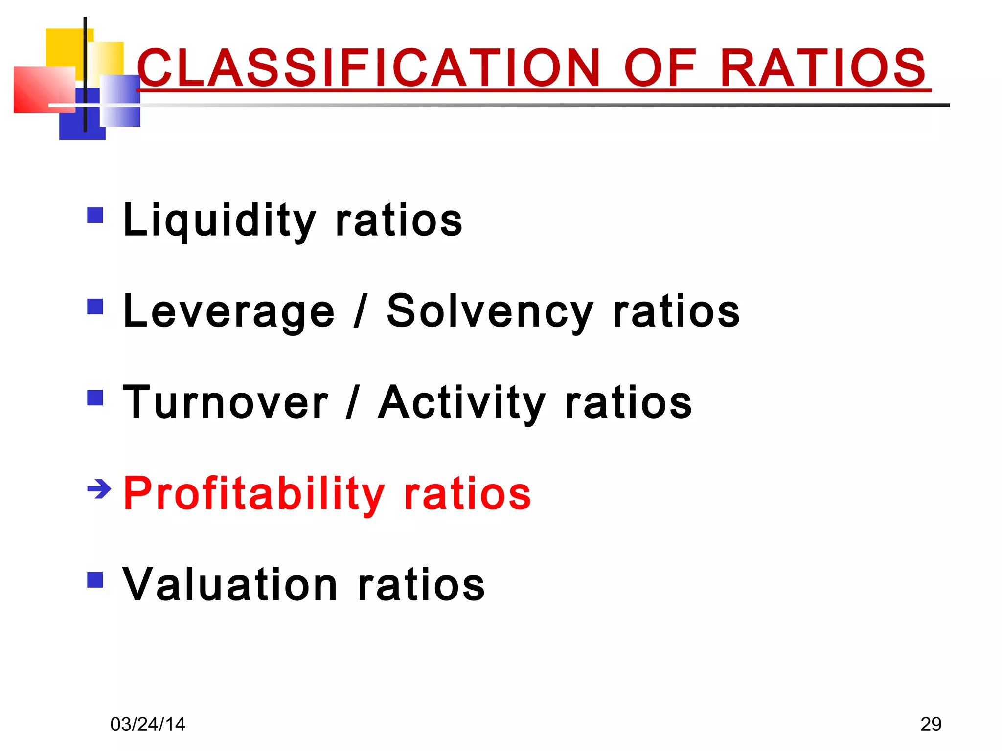 Financial ratio analysis | PPT