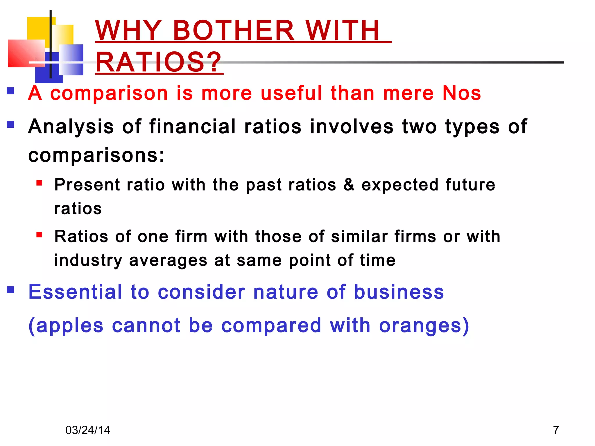Financial ratio analysis | PPT