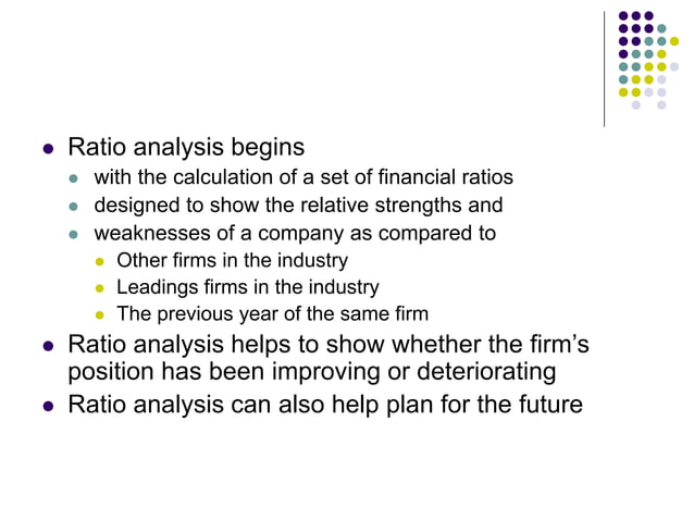 financialratio Analysis Financial Statement Analysis | PPT