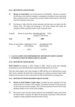 Financial ration analysis assignment | PDF