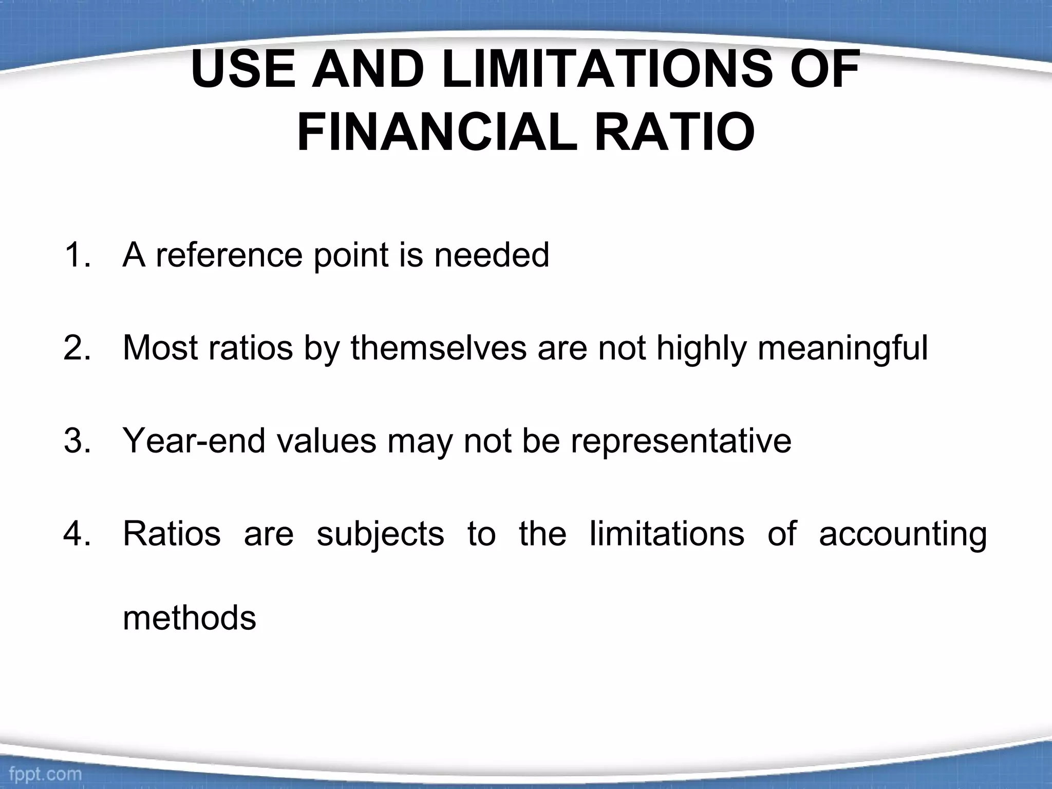 Financial ratios | PPT