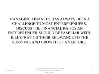 Financial ratios | PPTX