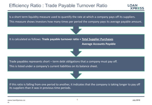 Financial Ratios - Introduction to Efficiency Ratios | PPTX