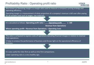 Financial Ratios - Introduction to Profitability Ratios | PPTX