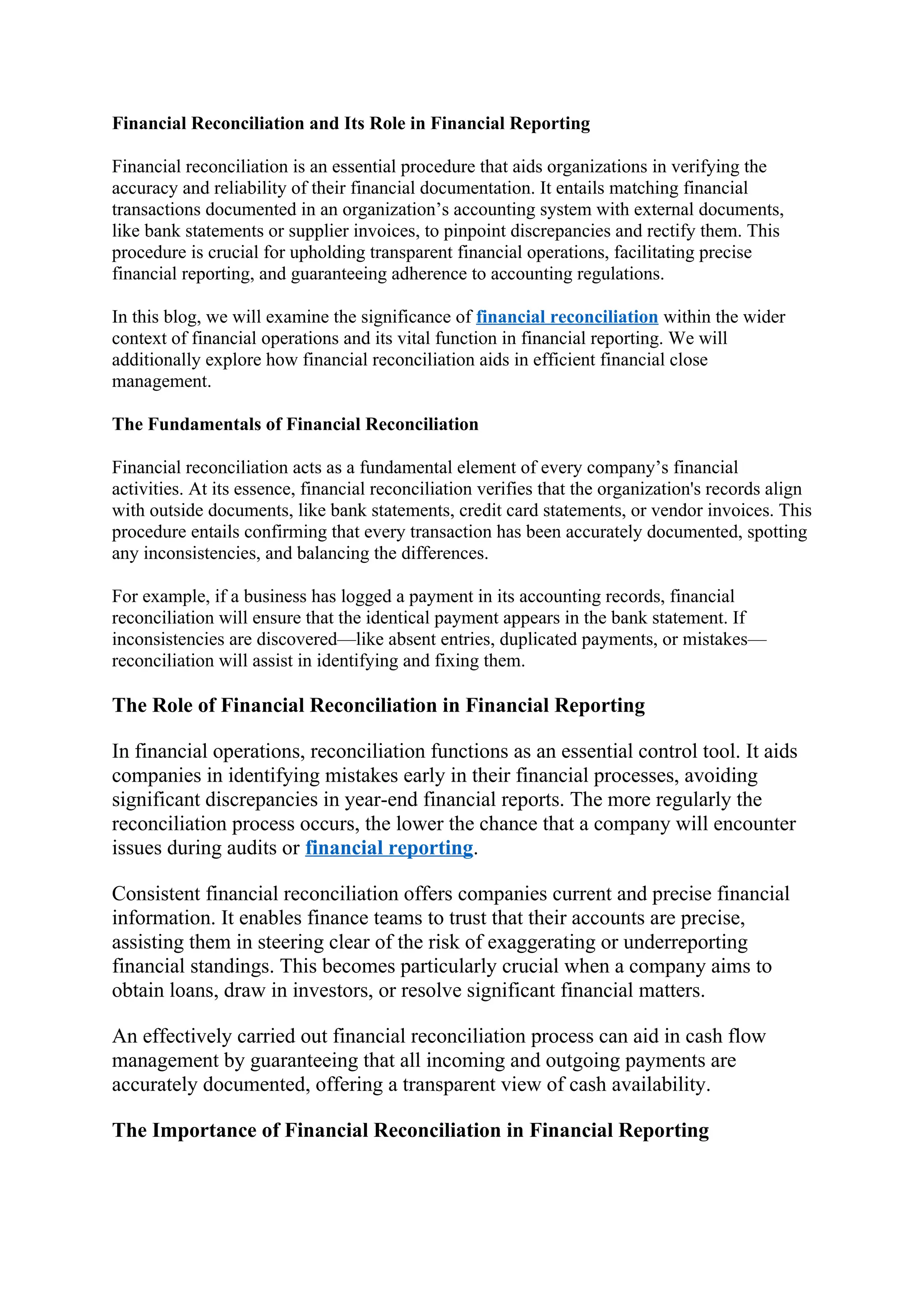 Financial Reconciliation and Its Role in Financial Reporting.docx