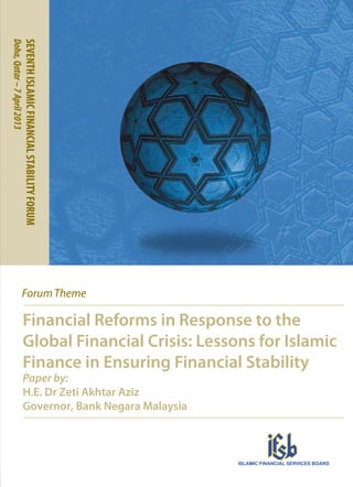 Financial reforms in response to the global financial crisis | PDF