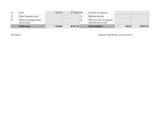 Financial report 2011 eng | PPT