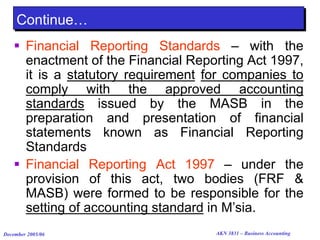 Financial Reporting lecture note chapter 4 | PPT