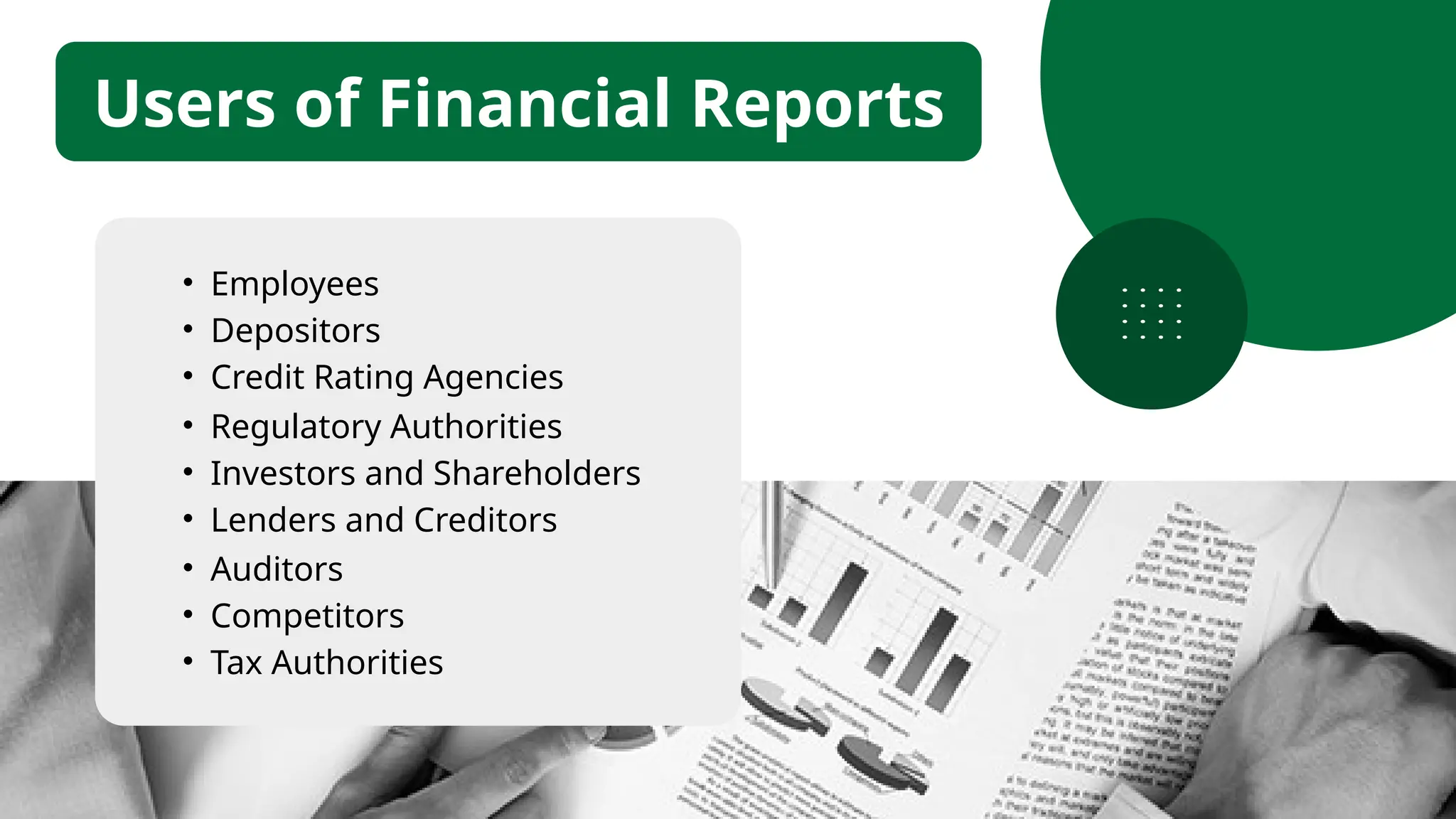 FINANCIAL REPORTING FOR FINANCIAL INSTITUTIONS | PPTX