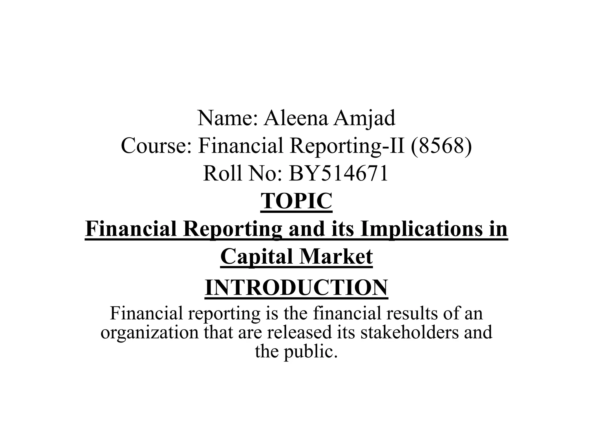 Financial reporting-II presentation.pptx