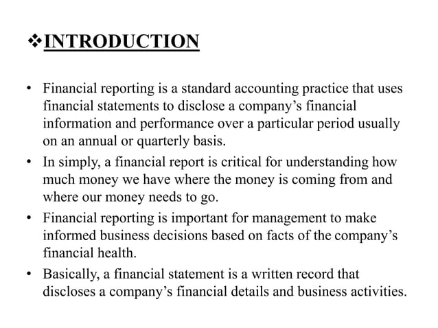 Financial reporting-II presentation.pptx
