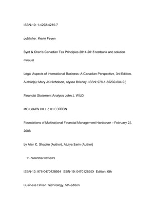Financial reporting and analysis using financial accounting information ...