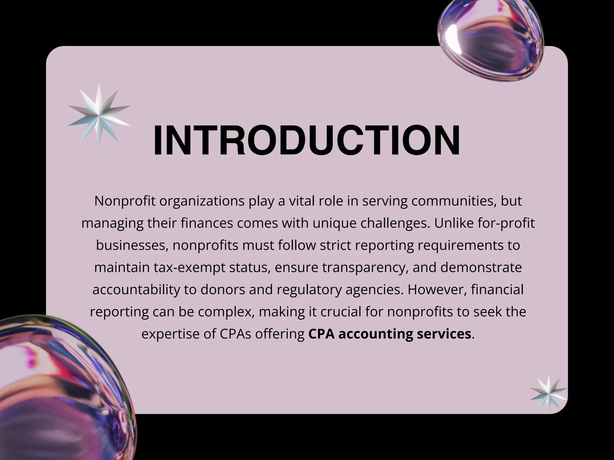 Financial Reporting Challenges For Nonprofits And How CPAs Help | PDF