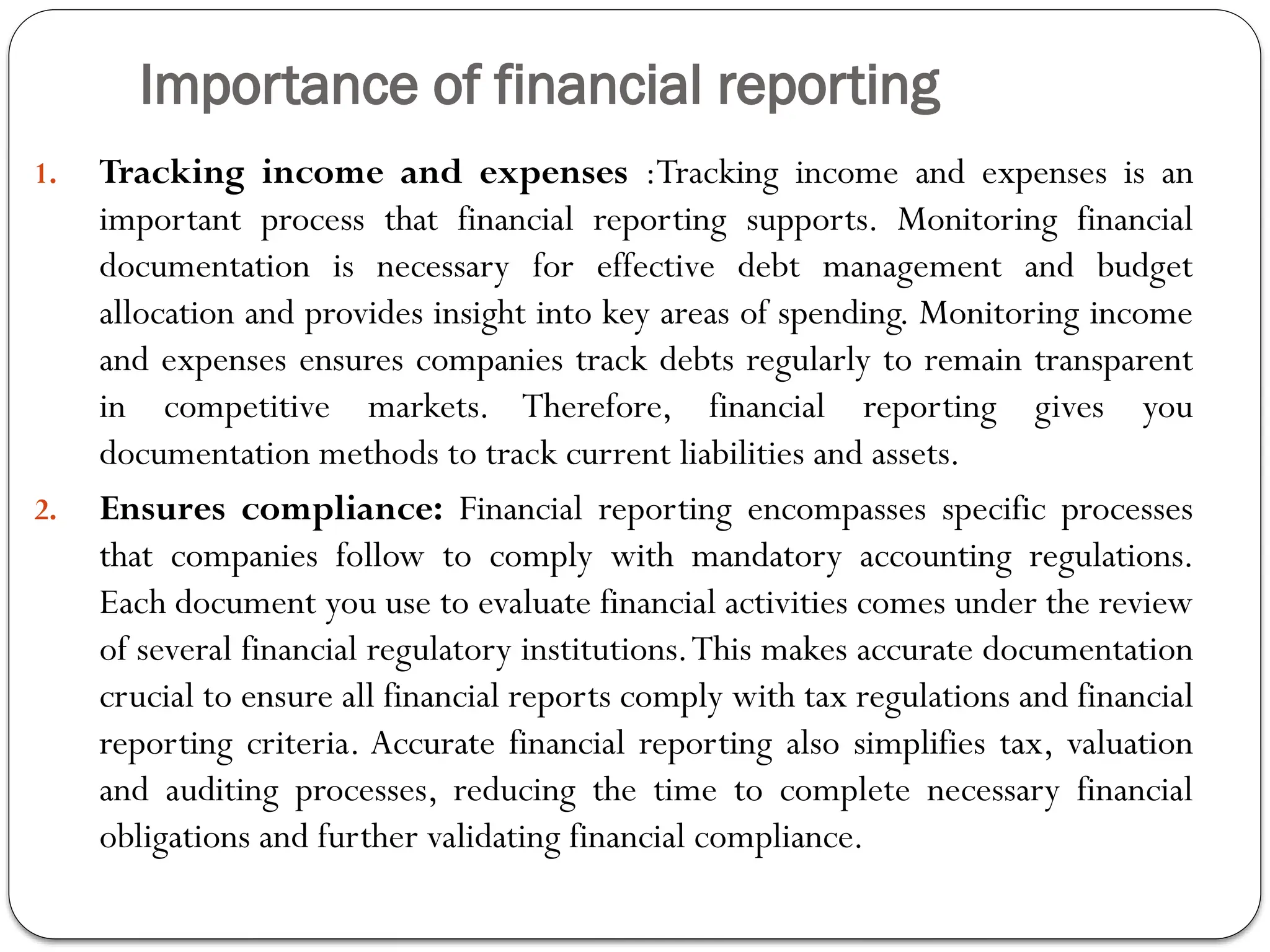 Introduction to financial reporting and standards | PPTX