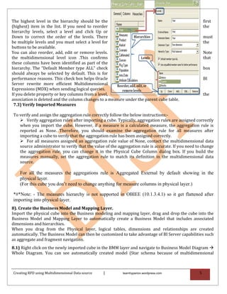 Financial reporting rpd using obiee | PDF