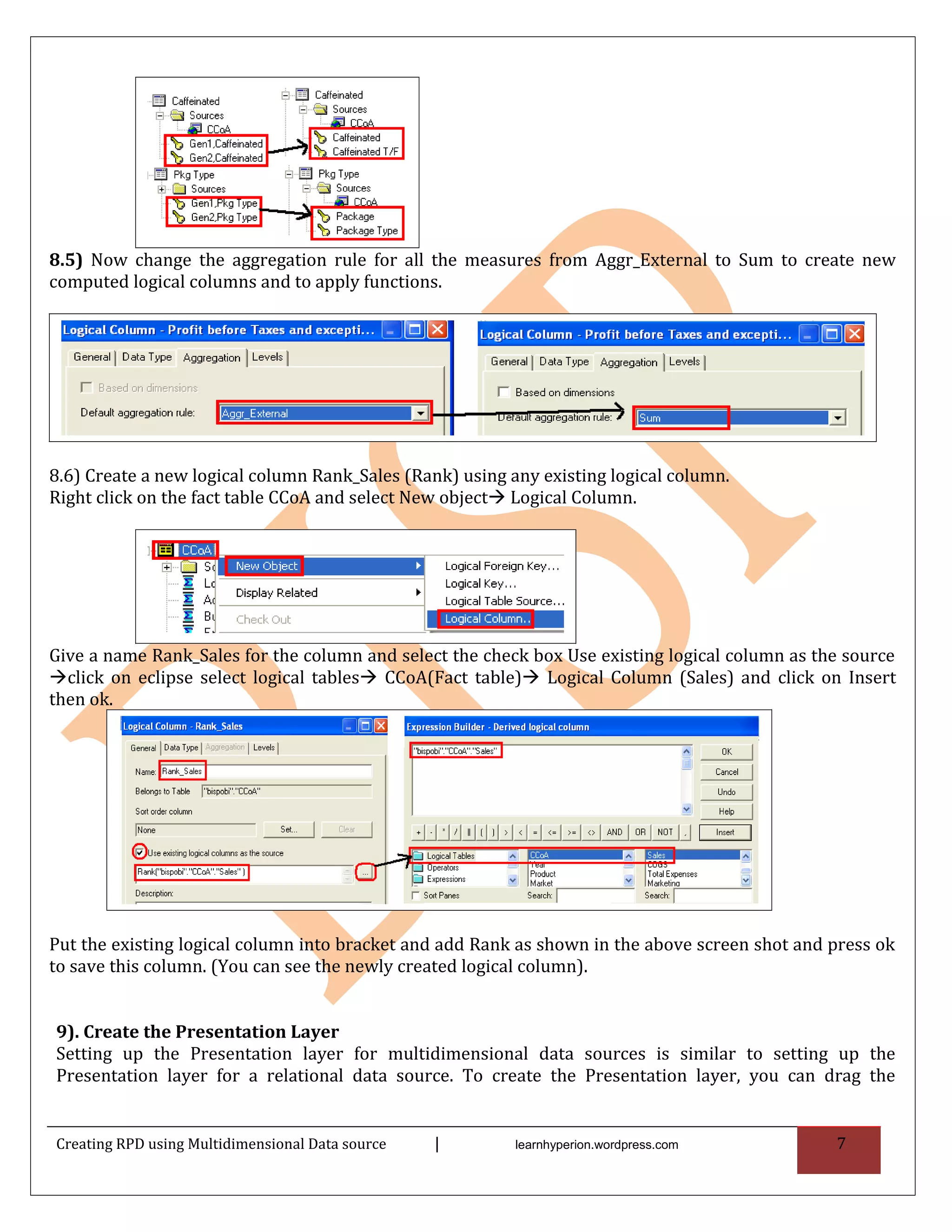 Financial reporting rpd using obiee | PDF