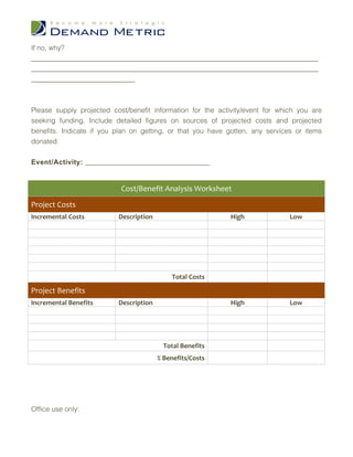 Financial Resource Request Form | DOC