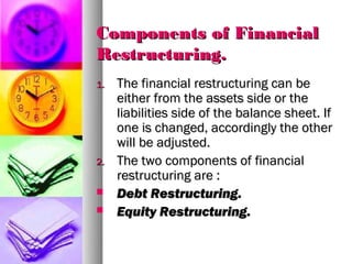 Financial restructuring | PPT
