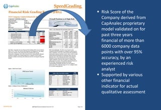 Financial Risk Grading Report | PPTX | Business Accounting & Finance ...