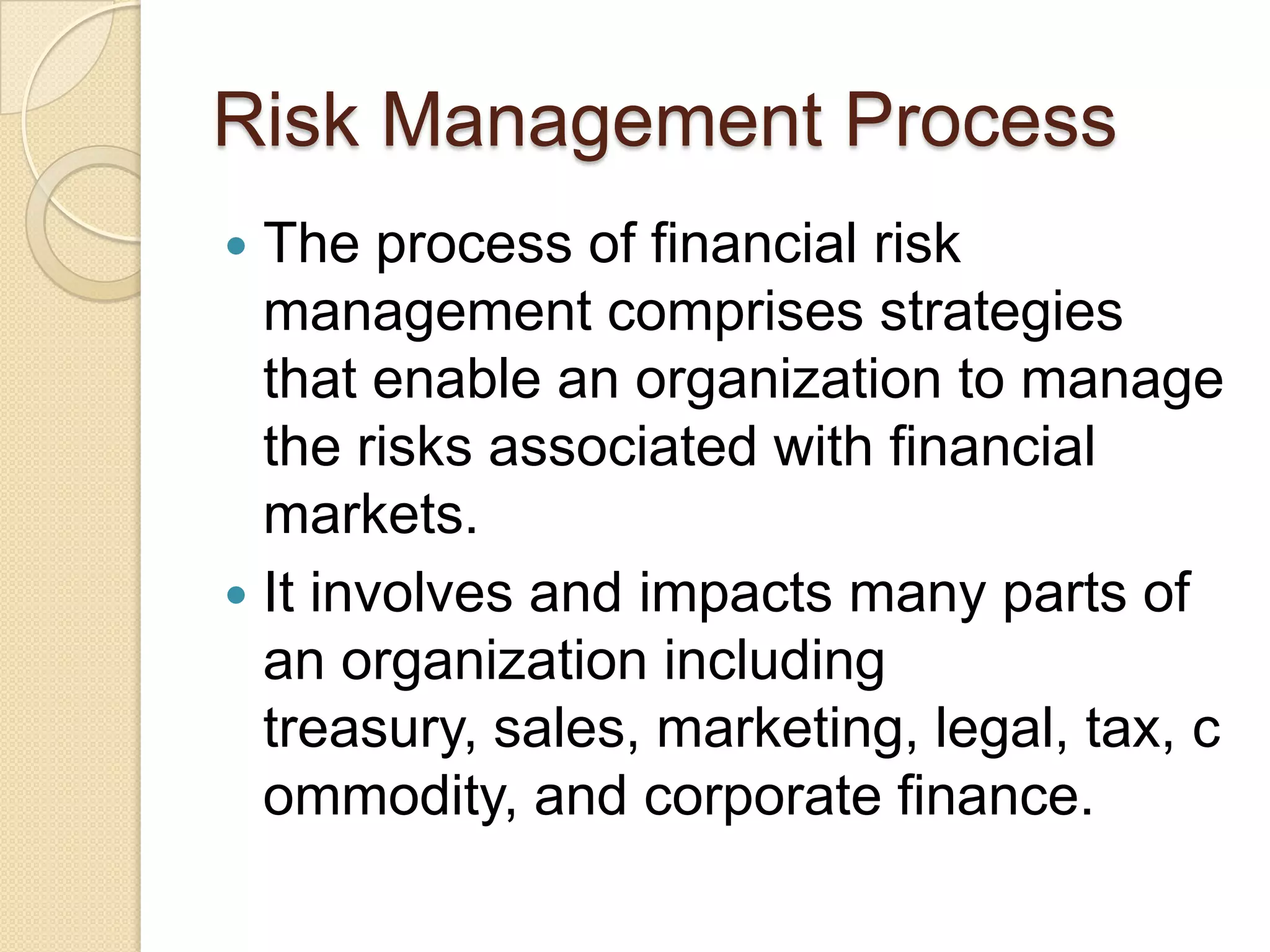 Financial risk management | PPTX
