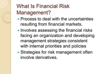 Financial Risk Management Process