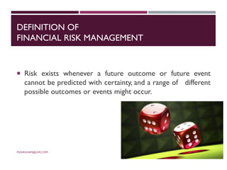 Financial risk management | PDF