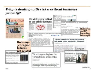 30.11.2011 Financial risk management, Carolyn Clarke | PPT