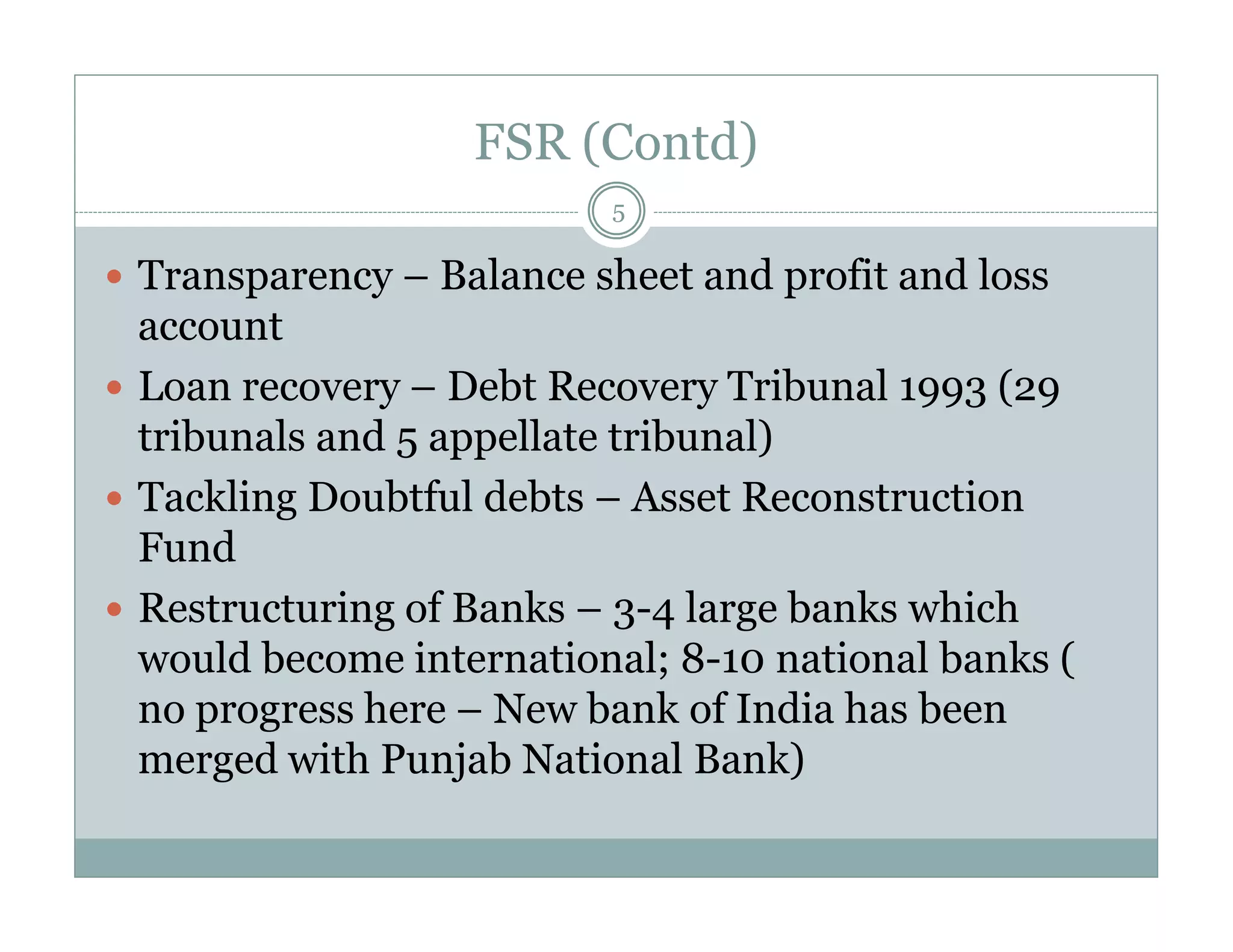 Financial sector reforms | PDF