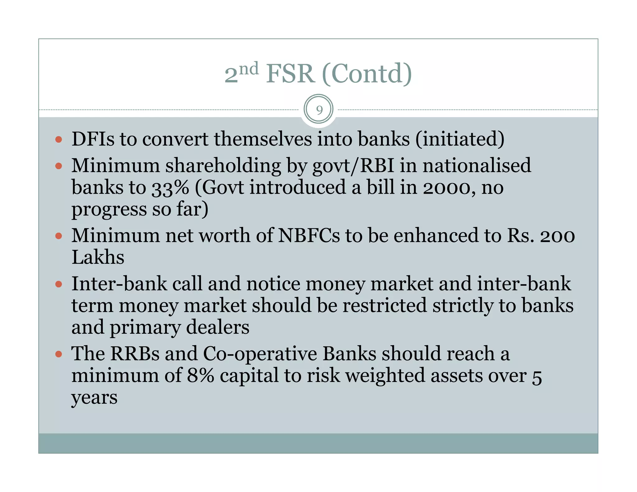 Financial sector reforms | PDF