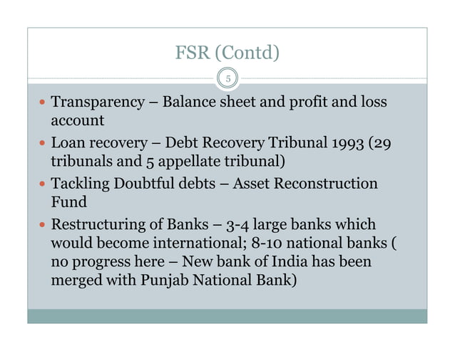 Financial sector reforms | PDF | Business Accounting & Finance | Business