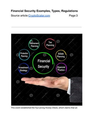 Financial Security Examples, Types, Regulations | PDF | Stocks and ...