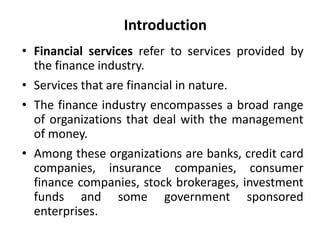Financial services | PPTX